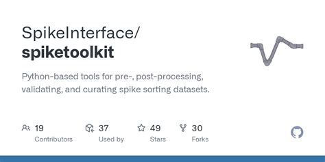 Github Spikeinterfacespiketoolkit Python Based Tools For Pre Post