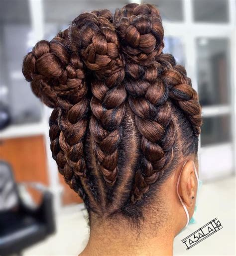 30 Stylish Ghana Braids To Try This Year Hair Adviser Braided