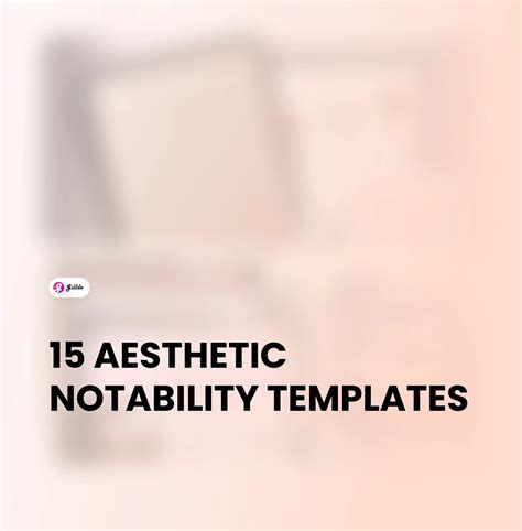 Aesthetic Notability Templates Aesthetic Notability Templates