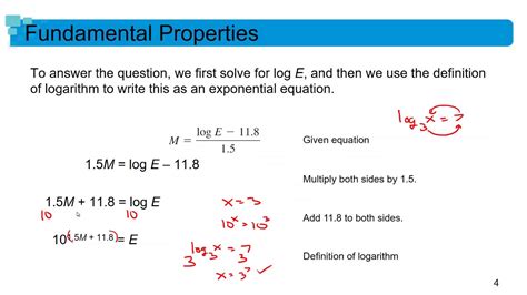 Logarithmic Equations YouTube