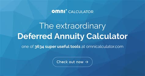 Deferred Annuity Calculator