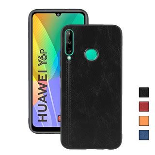 Casing Huawei Y P Y P Pu Leather Hard Silicone Back Cover Phone Case Huawei Y P Huaweiy P Med