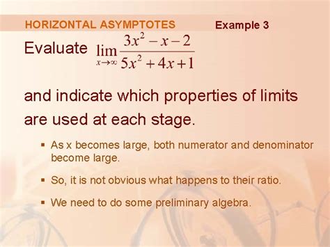Limits And Derivatives 2 6 Limits At Infinity