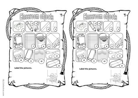 Classroom Objects English Esl Worksheets Pdf And Doc