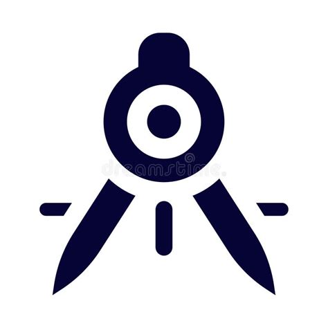 Compass Measure Precision Compass Drawing Compass Tool Icon Stock