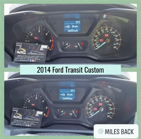 Ford Transit Custom Mileage Correction Mileage Correction Miles