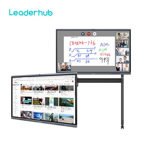 65 75 86 Inch Finger Multi Touch Screen Smart LCD Display Classroom Electronic Digital