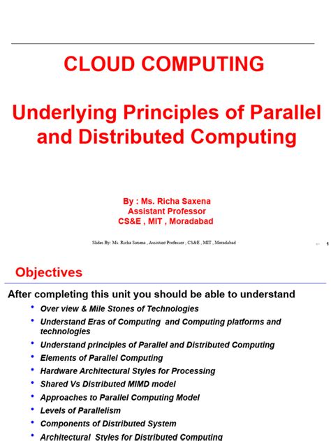 Distributed And Parallel Comuting Pdf Parallel Computing