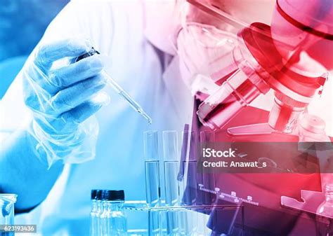 실험실 유리 제품으로 플라스크에 화학 액체를 떨어 과학자 Stem 주제에 대한 스톡 사진 및 기타 이미지 Stem 주제 개발 과학 Istock
