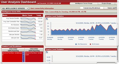 Microstrategy Dashboard Examples