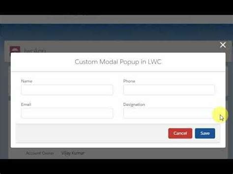 How To Create A Modal Popup With A Form Inside On Click Button In