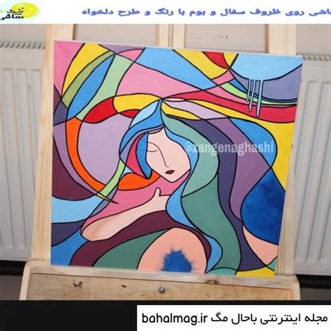 نقاشی روی بوم طرح خاص ️ بهترین تصاویر