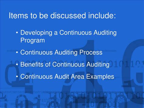PPT Continuous Auditing PowerPoint Presentation Free Download ID 1727555