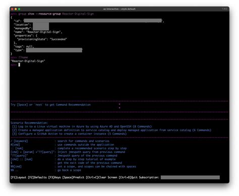step by step how to setup and use azure cli interactive mode dev community