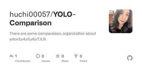 GitHub Huchi00057 YOLO Comparison There Are Some Comparaison Organization About Yolov3 V4 V5