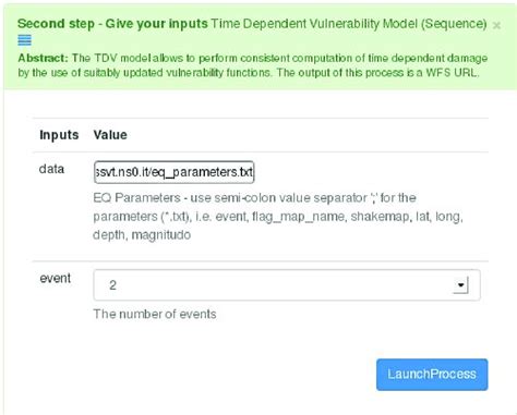 Graphical Interface Of The Wps Client Input Parameters Download Scientific Diagram
