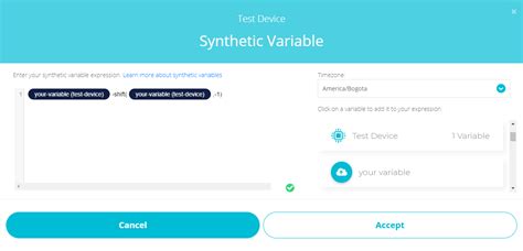 synthetic variable current value previous value data management