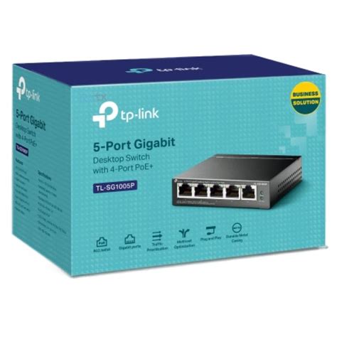 Tp Link TL SG P P Strong Desktop Switch P PoE RxTx