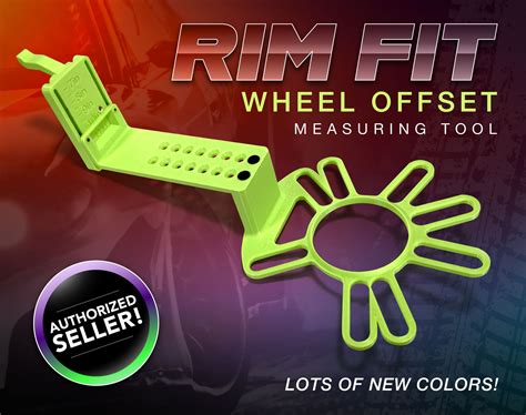 car parts and accessories 3d printed jdm wheel offset measuring tool