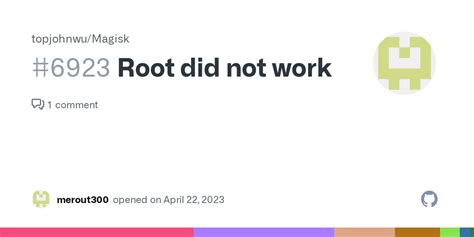 Root Did Not Work · Issue 6923 · Topjohnwumagisk · Github