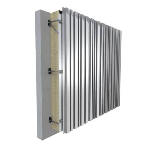 Bemo Uniko Profiled Rainscreen Cladding System Aluminium Rainscreen Cladding System Bemo