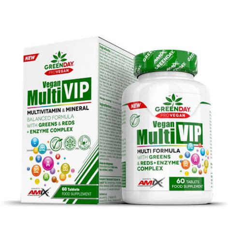 Amix Greenday Provegan Multi Vip 60 Tabl Mutantlt Grupiniai