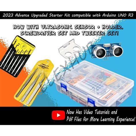 2023 Advance Upgraded Starter Kit Compatible With Arduino Uno R3 W Pdf Manual Lazada Ph