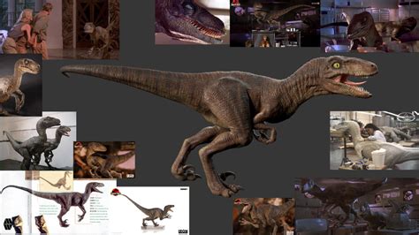 Velociraptor Texture Rework Personal Project Jurassic Park Original