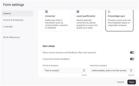 Create A Knowledge Quiz With Typeform Help Center