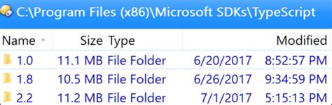 Where Can I Find The TypeScript Version Installed In Visual Studio