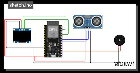 un système de contrôle de niveau de réservoir Wokwi ESP32 STM32