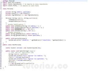 POO Java Clase Persona Tutorias Co