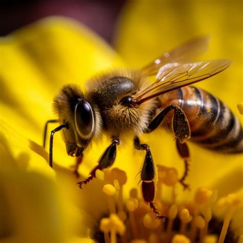 Premium Ai Image Photography Of Bee