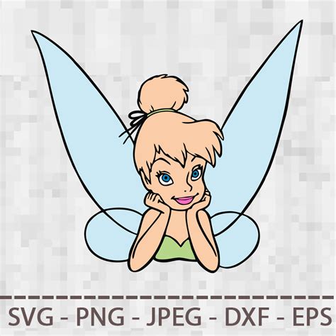 Tinkerbell Svg Png Jpeg Digital Cut Vector Files For Silhoue Inspire Uplift