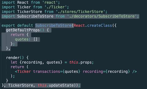 Reactive Component Based User Interfaces