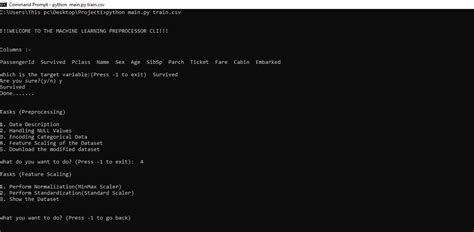 Github Shirishanallaml Data Preprocessor Cli Data Preprocessing In