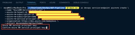 how to create a service endpoint using az devops cli microsoft qanda