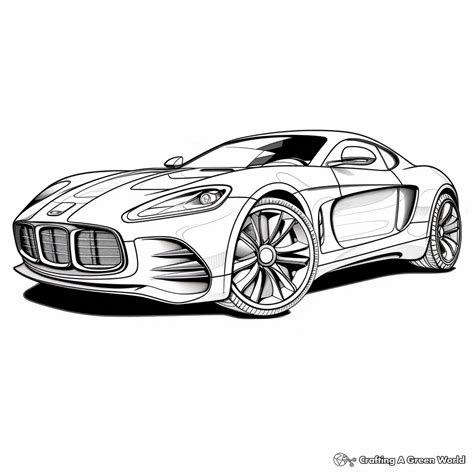 Cool Car Coloring Pages Free And Printable