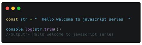Most Common Javascript String Function Dev Community