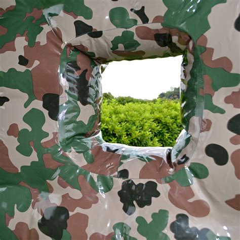 【楽天市場】エアーバリケード エアーバンカー サバゲー 水鉄砲サバゲー ペイントボール 遮蔽物 インフレータブル式 トンネル 迷彩柄