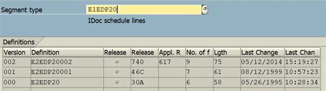 Solved Upgradesystem Conversion Idoc Segment Versions Sap Community