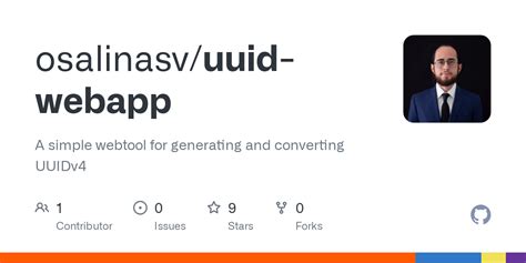 Github Osalinasvuuid Webapp A Simple Webtool For Generating And Converting Uuidv4