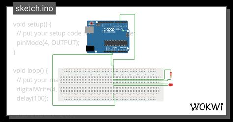 Led Blink Wokwi Esp32 Stm32 Arduino Simulator