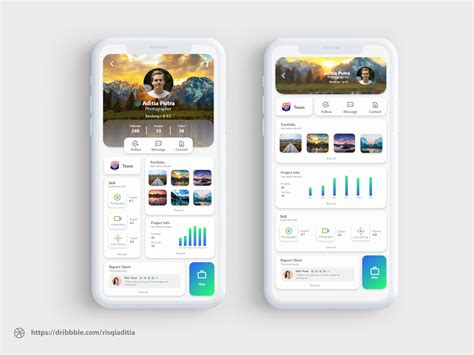 Make A User Profile UI UX By Risqi Aditia On Dribbble