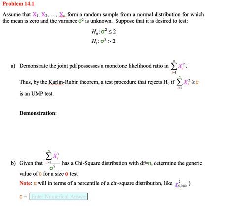 Solved Assume That X X Xa Form A Random Sample From A Chegg