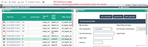 Nested Grid In Dashboard Why It Reloads General Scriptcase Low Code