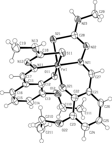 The Molecular Structure And Atom Numbering Scheme For I The Cs Download Scientific Diagram