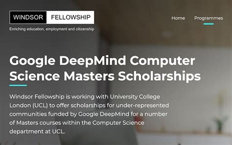 Scholarships Postgraduate Ucl Computer Science