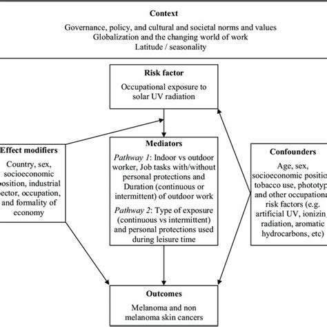 Logic Model Of The Causal Relationship Between Occupational Exposure To