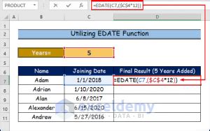 How To Add Years To A Date In Excel Easy Ways ExcelDemy